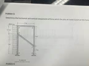 Solved Problem Determine The Horizontal And Vertical C Chegg