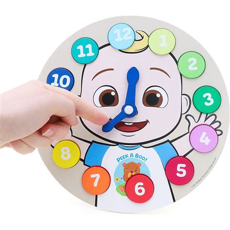 Cocomelon Learning Clock Age 3 Years And Above Peekaboo