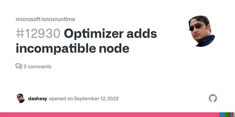 Optimizer Adds Incompatible Node · Issue 12930 · Microsoftonnxruntime · Github
