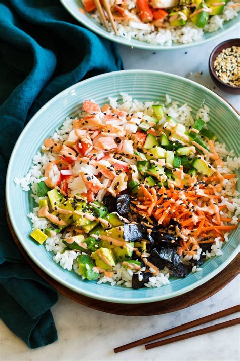 Seasoned Sushi Rice Which Really Is So Easy To Make By The Way Sushi Bowl Recipe Sushi Bowl