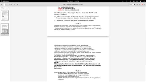 Solved Class FeetInches Private Int Feet Chegg Com