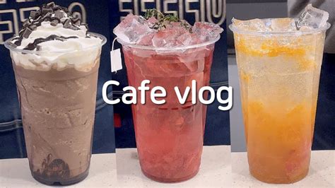 Sub🍫달콤한게 먹고싶을때🍫 매머드익스프레스 Cafe Vlog Asmr 카페 브이로그 Youtube