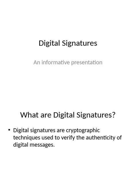 digital signatures pdf