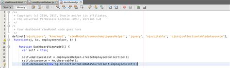 andrej baranovskij blog oracle jet simple table with fake json server