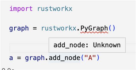 Pygraph Not Typed Correctly In Vscode Disallowing Autocomplete · Issue 832 · Qiskitrustworkx