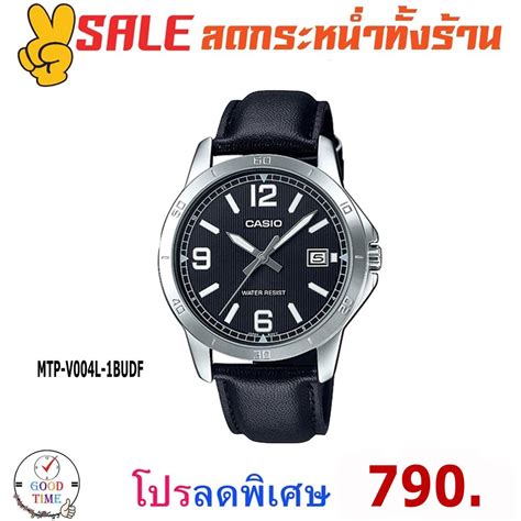 Casio แท้ นาฬิกาข้อมือผู้ชาย รุ่น Mtp V004l 1budf สินค้าใหม่ ของแท้ มีใบรับประกัน Shopee