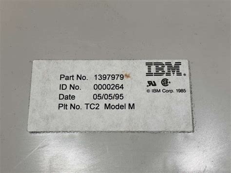 1995 IBM Model M122 Battleship 1397979 05 05 95 With Original Styrofoam ClickyKeyboards