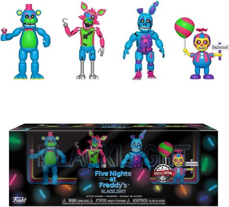Five Nights At Freddys Blacklight Action Figures Exclusive Freddy