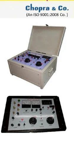 PORTABLE RELAY TESTING SET At Best Price In New Delhi By Chopra Co ID