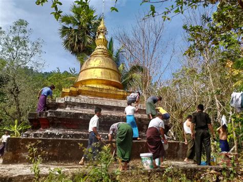 ကျွန်းစုမြို့တွင် ဆုတောင်းပြည့်စေတီတော်အား ထုံးသင်္ကန်း ကပ်လှူ Information And Public