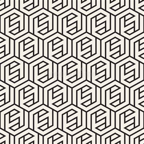 Vector Seamless Stripes Pattern Modern Stylish Texture With Monochrome