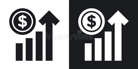Increas Business Profit Vector Symbol Stock Illustrations 7 Increas
