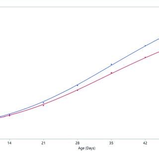Comparison Of Weekly Body Weight By Sex Day 1 Refers To The Day Of Download Scientific