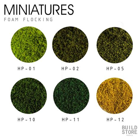 Foam Flocking Grass For Miniatures Architecture Models Shopee