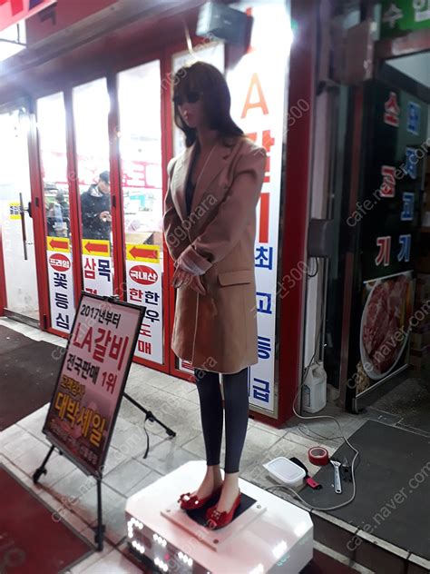 인사하는 마네킹로봇 마네킹로봇 여자로봇 인사하는로봇 인 인테리어소품 중고나라