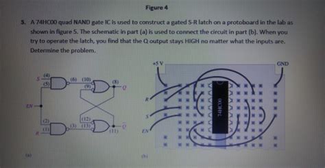 Solved A HC Quad NAND Gate IC Is Used To Construct A OFF