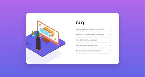 Frontend Mentor Responsive Faq Accordion Card Using Tailwind Coding Challenge Solution