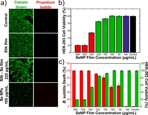 A Mammalian Cell Viability Analysis With The Antibacterial Films And Download Scientific