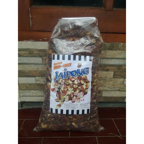Jual [4 Kg] Kacang Koro Kulit Jaipong Gurih Camilan Jajan Snack 1 Bal