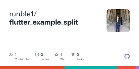 Github Runble Flutter Example Split