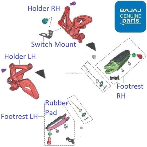 Bajaj Pulsar Ns200 Usd Fork 2023 Front Footstep