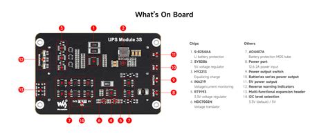 Waveshare Uninterruptible Power Supply Ups Module Supports Charging And Power Output At The Same