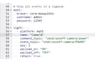 Not Able To See In The Main Page Sonoff Light Tasmota Firmware Home Assistant OS Home