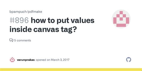How To Put Values Inside Canvas Tag · Issue 896 · Bpampuchpdfmake