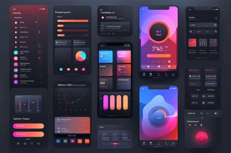 Toolkituiux Scene Creator Mobile Application Design Smartphone Mockup With Creation Of The User