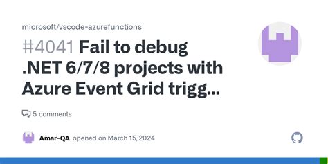 Fail To Debug NET Projects With Azure Event Grid Trigger Function Issue