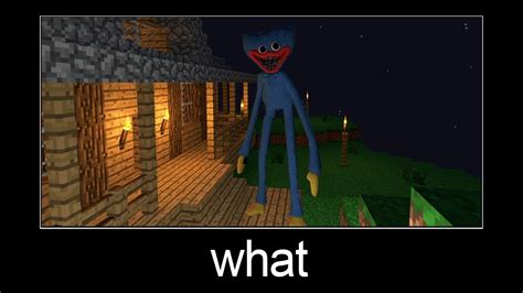 Minecraft Wait What Meme Part Realistic Huggy Wuggy Minecraft Videos