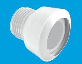 McAlpine Straight MACFIT WC Connector By McAlpine Plumbing Products