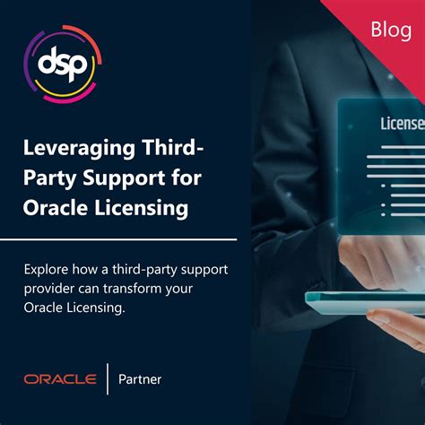 Dsp On Linkedin Oraclelicensing Thirdpartysupport Oraclepartner