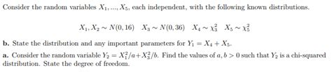 solved consider the random variables x1 x5 each