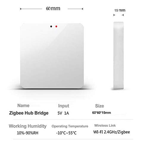 Powered By Tuya Zigbee Wired Smart Gateway Hub Smart Home Bridge Tuya Smart Life App Remote