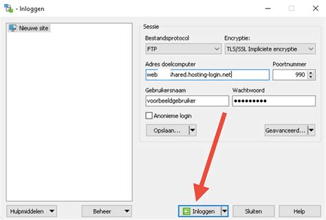 Using Ftps On Winscp Hosting Nl