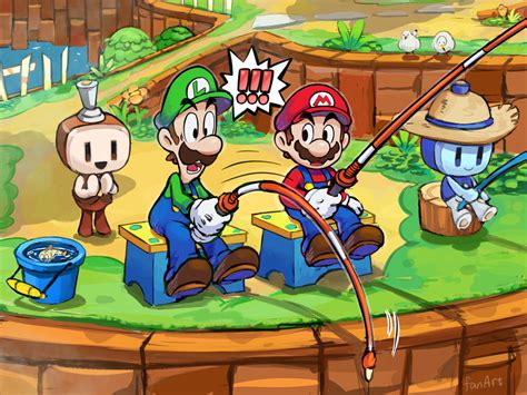 Yamari Ya Mari 6363 Luigi Mario Mario And Luigi Brothership Mario