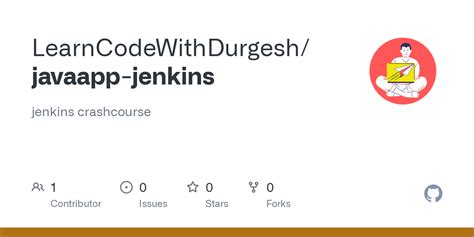 Github Learncodewithdurgeshjavaapp Jenkins Jenkins Crashcourse
