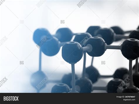 Black White Molecular Image And Photo Free Trial Bigstock