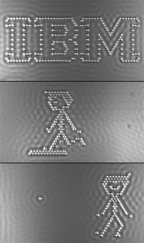 IBM Unveils A Babe And His Atom The Worlds Smallest Movie Made