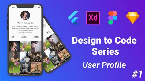 Flutter Design To Code User Profile Page Youtube