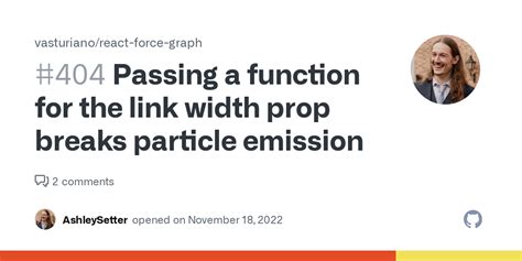 Passing A Function For The Link Width Prop Breaks Particle Emission