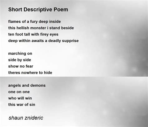 Descriptive Words For Poetry Descriptive Words For Poetry