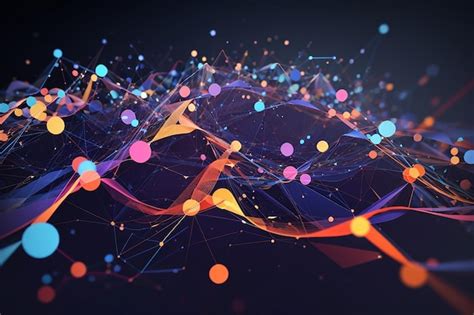 Premium Ai Image Big Data Visualization Social Network Or Business Analytics Representation