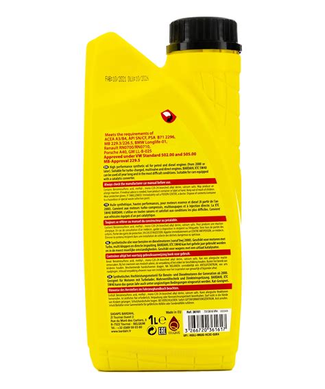 BARDAHL XTC 5W40 1L | Официальный сайт Bardahl (Бардаль)