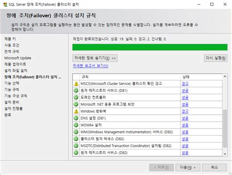 Sql Server 2016 Sql Server 장애 조치failover 클러스터 설치 아크몬드넷