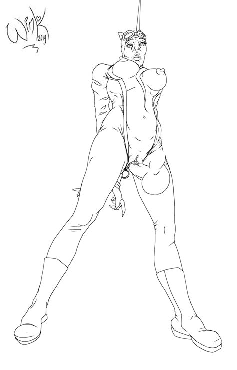 Rule 34 Catwoman Choking Dc Disembodied Penis Exposed Breasts Exposed Pussy Forced Hanged