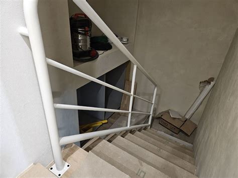 ｜스틸로｜세종 산울동 아파트 실내 계단난간 시공 핸드레일설치 계단손잡이 난간공사