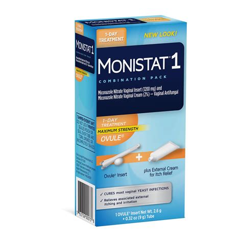 Monistat1 Day Yeast Infection Treatment For Women 1 Miconazole Ovule