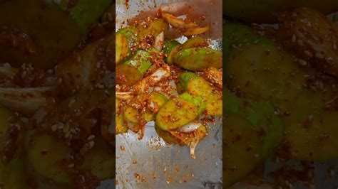 아삭아삭 오이로 만드는 짱쉬운 반찬 오이 요리 쉬운요리 Youtube